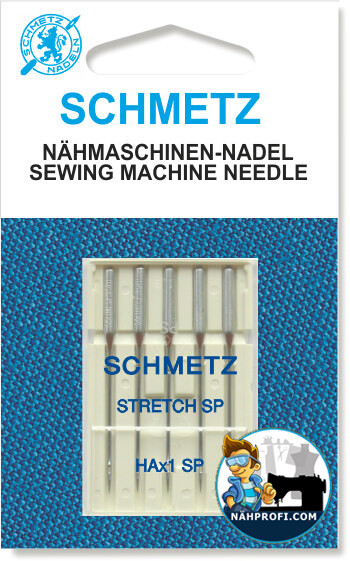 SCHMETZ Super Stretch Nadel HAx1SP 5er 75 - Nähprofi.com - Dein Nähmasc